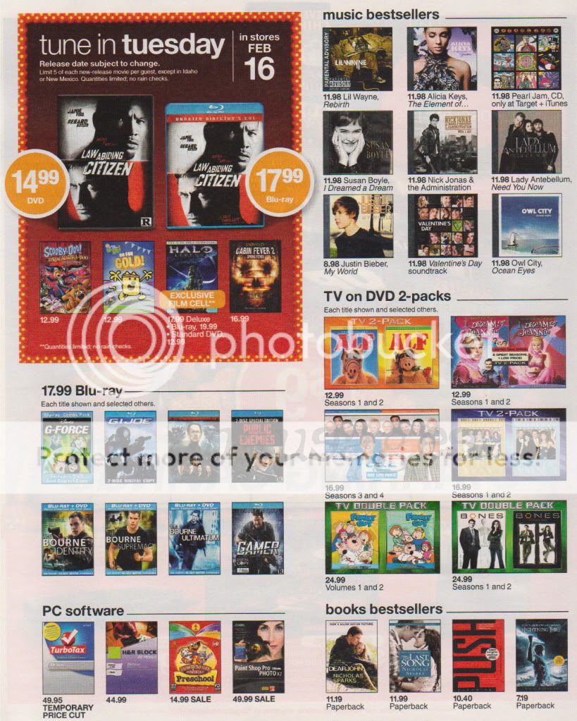 Target Media Prices February 14-20, 2010 - DVD Talk Forum
