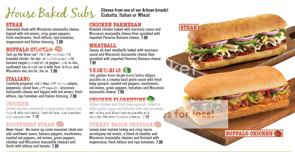 Vocelli House Baked Subs Menu Photo by Vocelli_Pizzaa | Photobucket